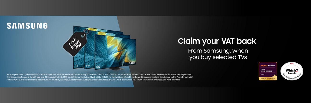 Samsung Claim Your VAT Back – Callaghans Electrical NI