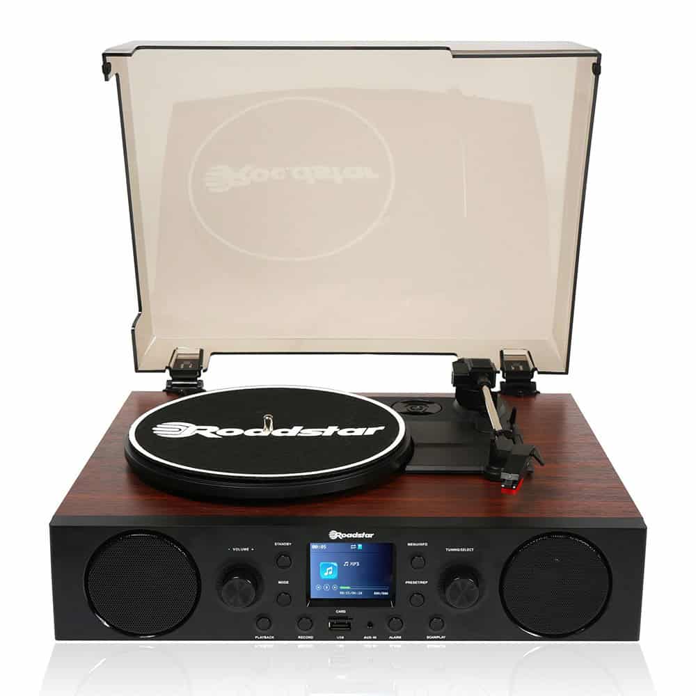 Roadstar Record Player With Bluetooth, DAB, & FM Radio | TTR-8850EDBT ...