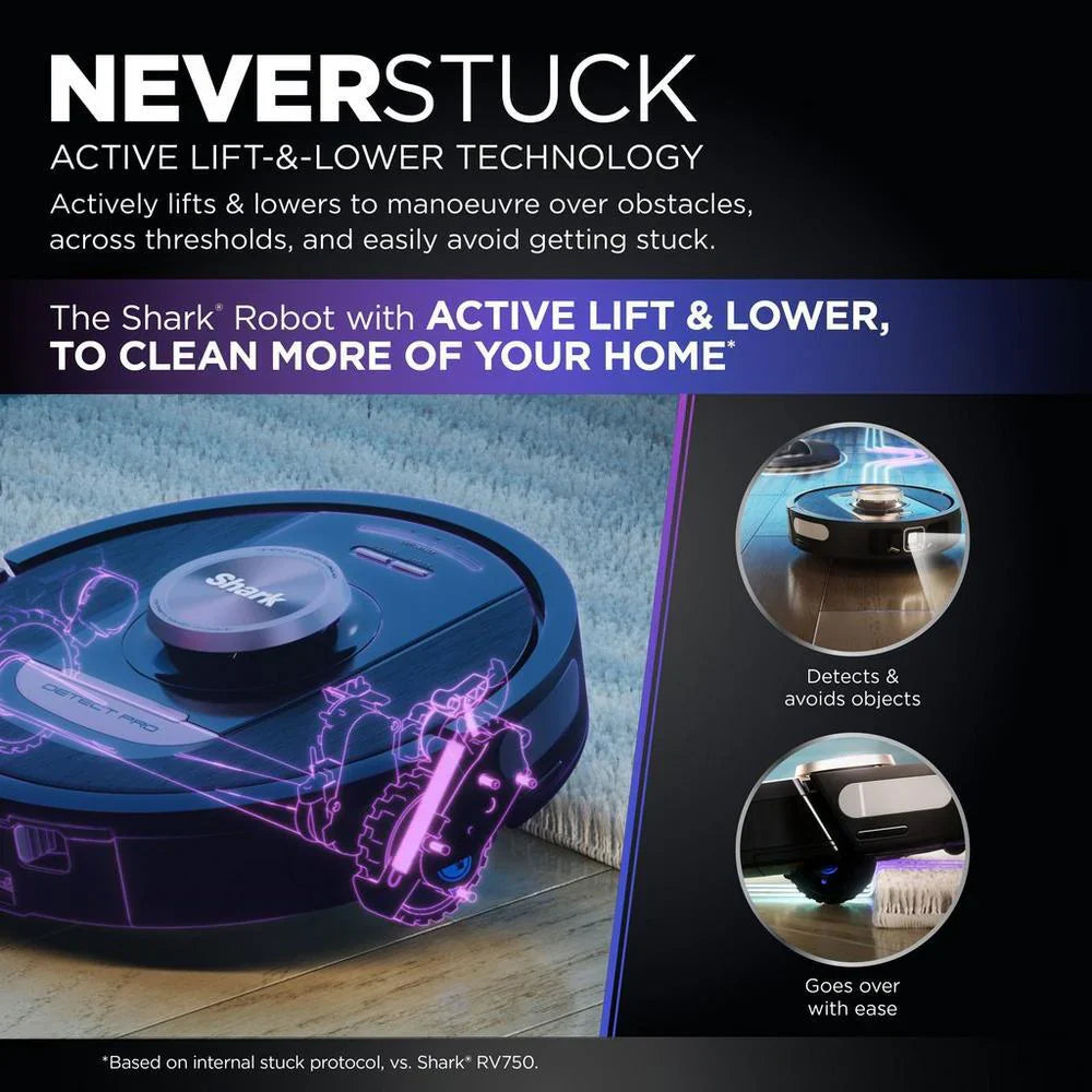 Shark PowerDetect Self-Empty Robot Vacuum RV2820VEUK — Callaghans ...